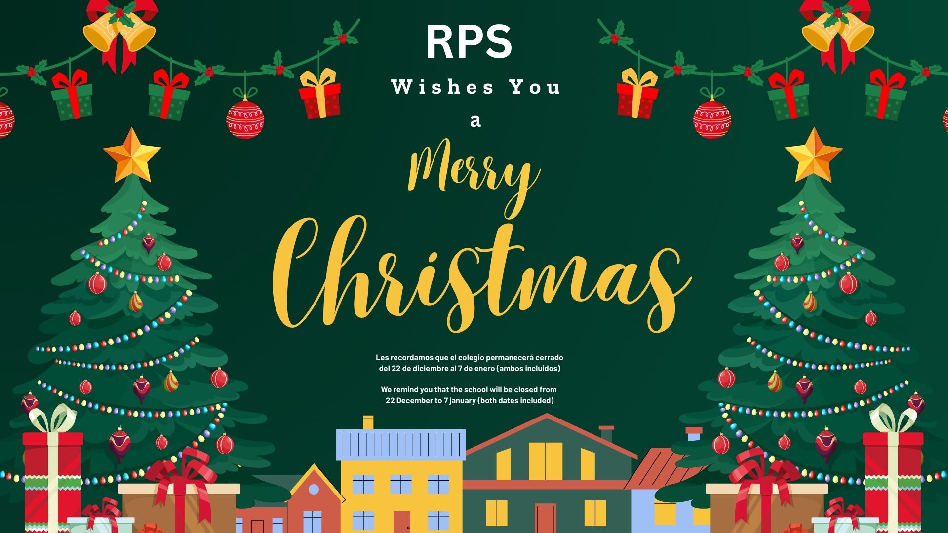 RPS WISHES YOU A MERRY CHRISTMAS - Richmond Park School